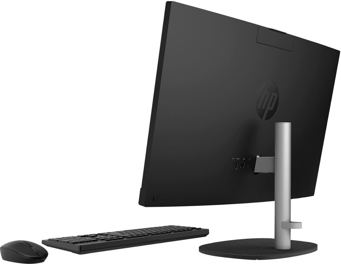 HP 27 All-in-One Touch Desktop 1TB SSD 32GB RAM (AMD Ryzen 7 with 8 cores and Max Boost to 4.50GHz, 1 TB SSD, 32 GB RAM, 27-inch FullHD Touchscreen, Win 11) PC Computer Essential Pavilion