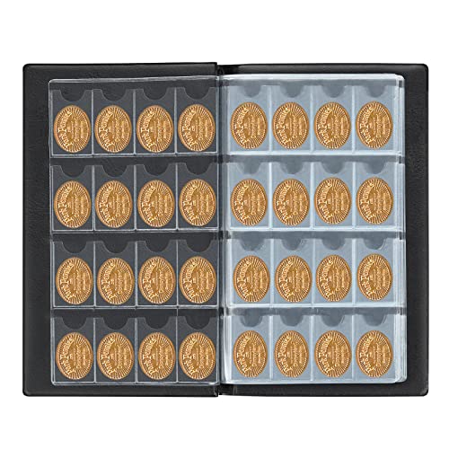 MUDOR Pressed Penny Collecting Book Album, Penny Collection Book Holds 160 Coins, Pressed Penny Holder for Collectors