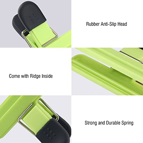 Bag Clips, Food Bag Clips, Kitchen Clips for Refrigerator Food Storage Packages, Snack Bags, Photos - Clip Clips for Home, Office, School and More