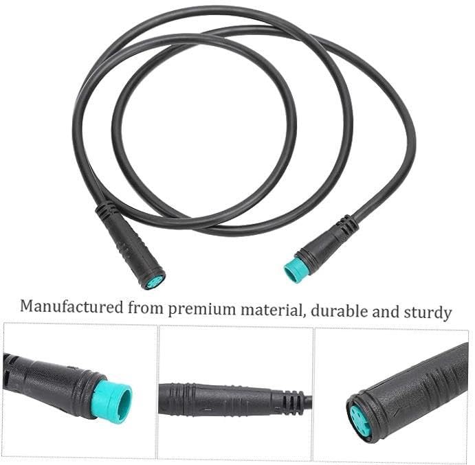 E-Bike Extension Cord - 5-Pin Connector Cable for Bafang Motor & Electric Modification - Instrument Extension Cable Included
