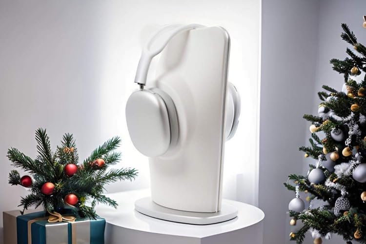 Delta stand.Headphone Stand.Quality Materials.White.