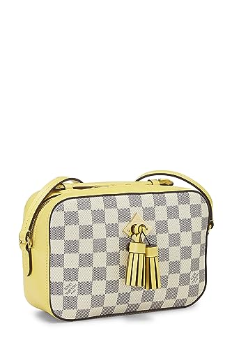 Louis Vuitton, Pre-Loved Yellow Damier Azur Saintonge, Yellow