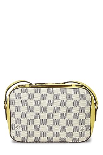 Louis Vuitton, Pre-Loved Yellow Damier Azur Saintonge, Yellow
