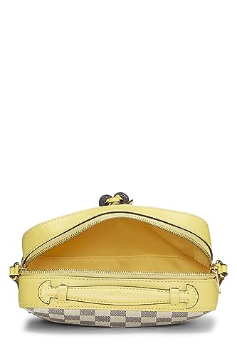 Louis Vuitton, Pre-Loved Yellow Damier Azur Saintonge, Yellow