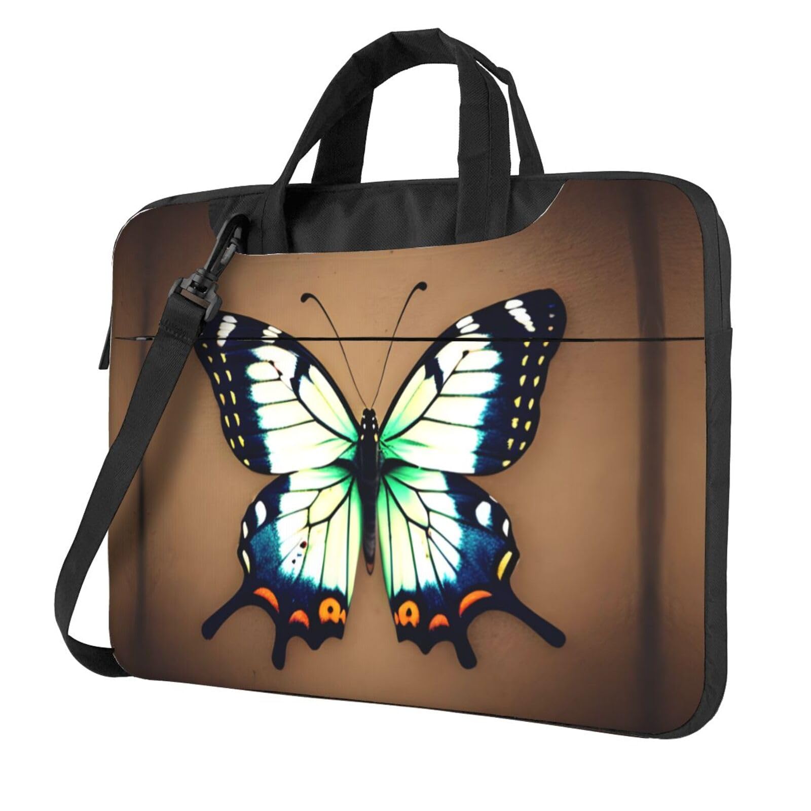 HYTTER Laptop Bag - Portable, Stylish, And Durable - Ideal For Both Men And Women Cute Little Butterfly 14 Inch Prints