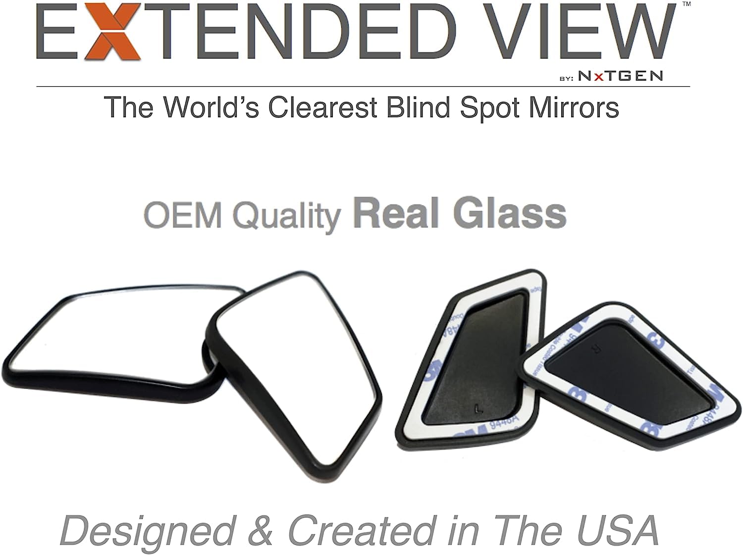 NXTGEN Extended View Mirrors - Compatible with 2020-Present Toyota Supra | MKV Supra Blind Spot Mirrors