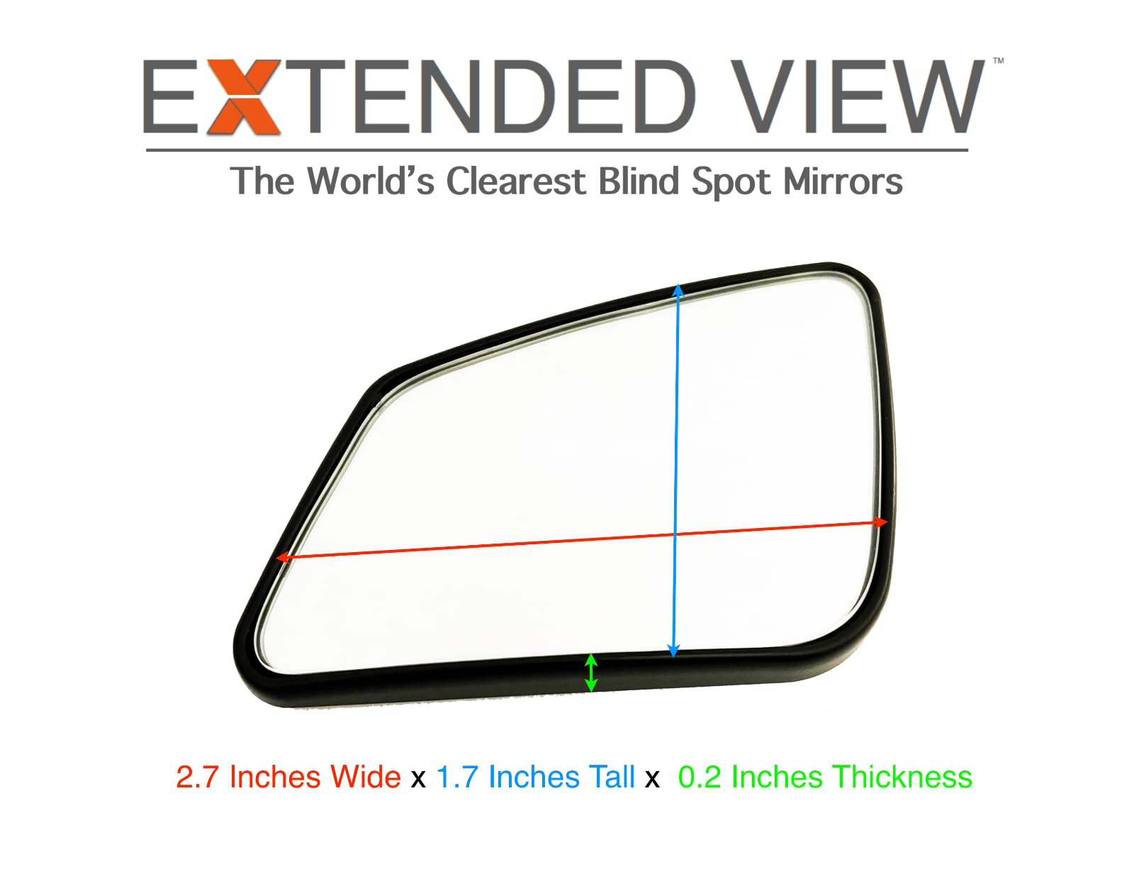 NXTGEN Extended View Mirrors - Compatible with 2020-Present Toyota Supra | MKV Supra Blind Spot Mirrors