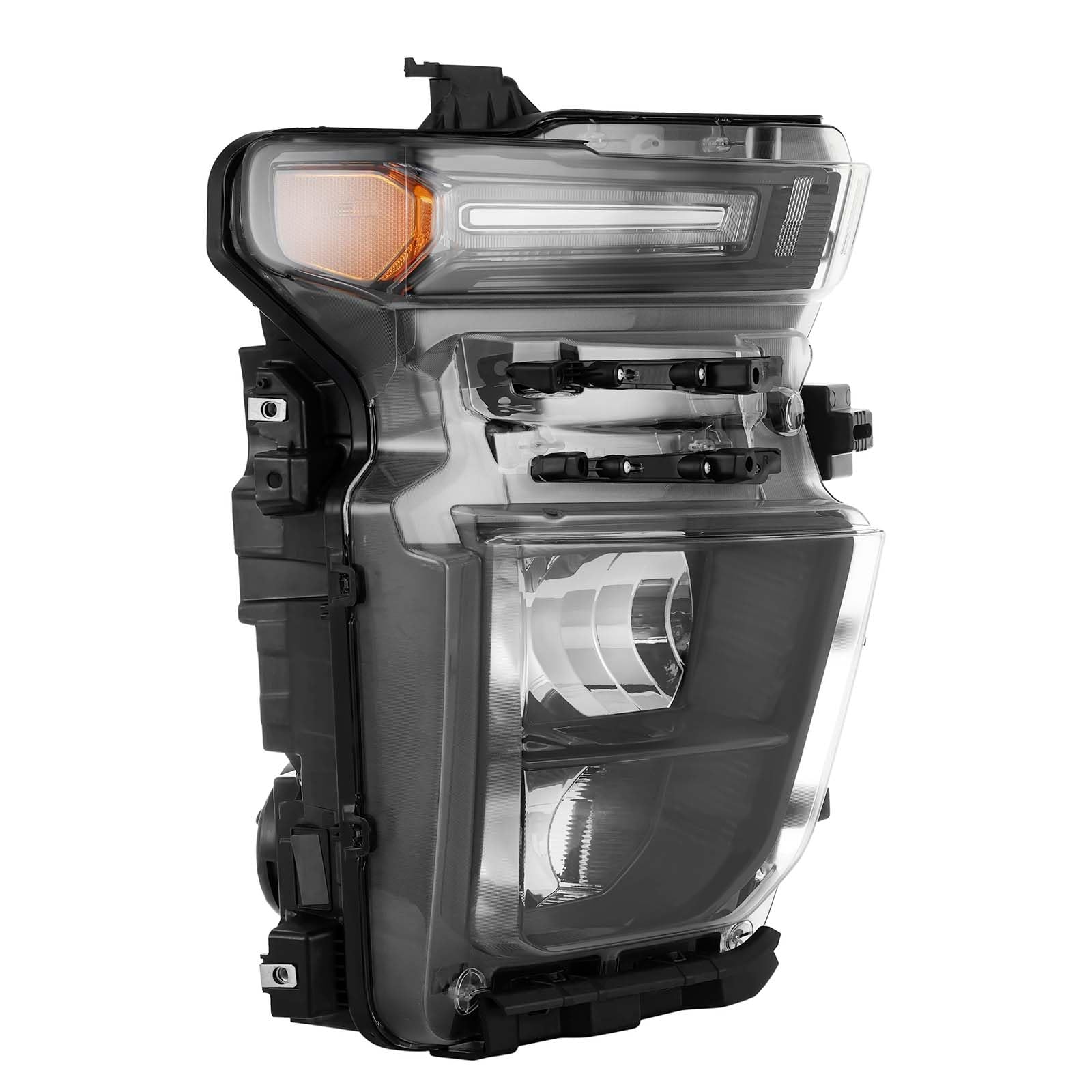 KARPAL Headlights Assembly Kit for 2020-2023 Chevy Silverado 2500HD 3500HD Halogen Headlights Driver + Passenger Side Pair Replacement 84738616 84738617 GM2502504 GM2503504