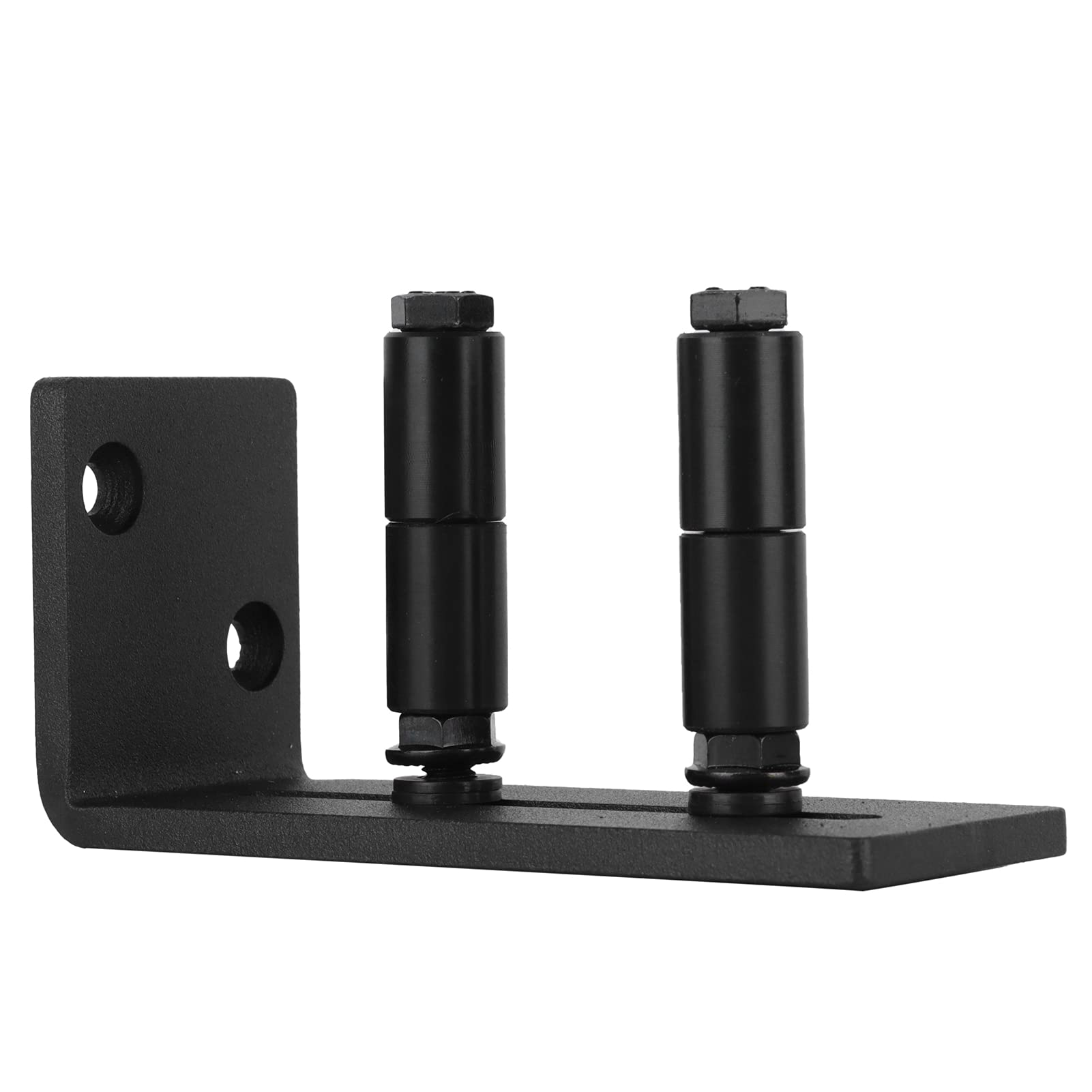 Sliding Barn Door Floor Guide, Carbon Steel Flush Flat Bottom Design Adjustable Floor Roller Guide Kit Wall Mounted Door Hardwares Accessory (10.5x4cm / 4.1x1.6in)