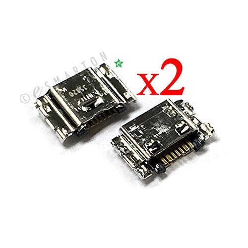 ePartSolution 2X Micro USB Charger Charging Port Dock Connector USB Port Replacement for Samsung Galaxy A6 A600/Galaxy J8 J810/Galaxy J7 Pro J730 USA (2pcs)
