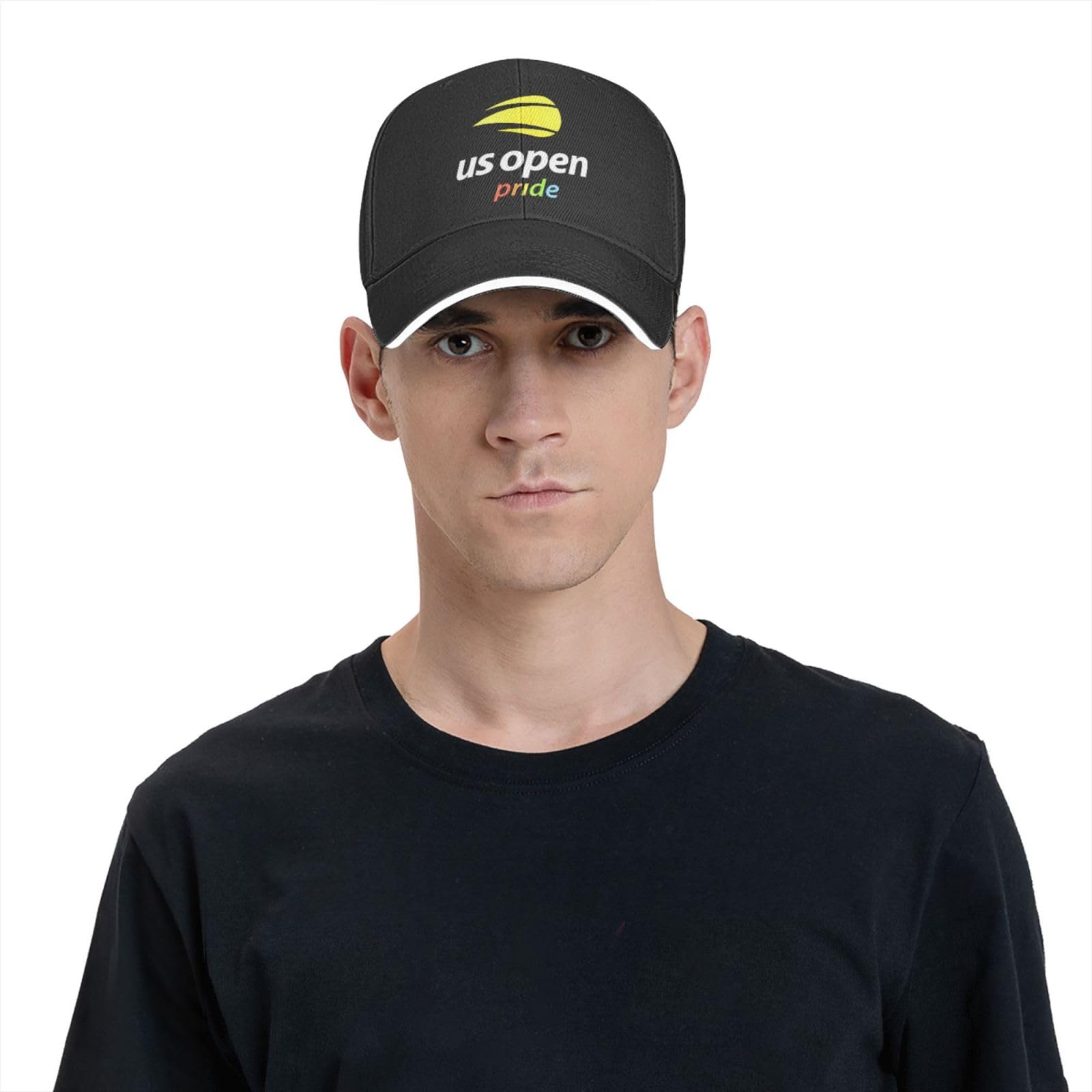 Us Open Tennis 2023 Sandwich Cap Unisex Classic Baseball Capunisex Adjustable Casquette Dad Hat Black