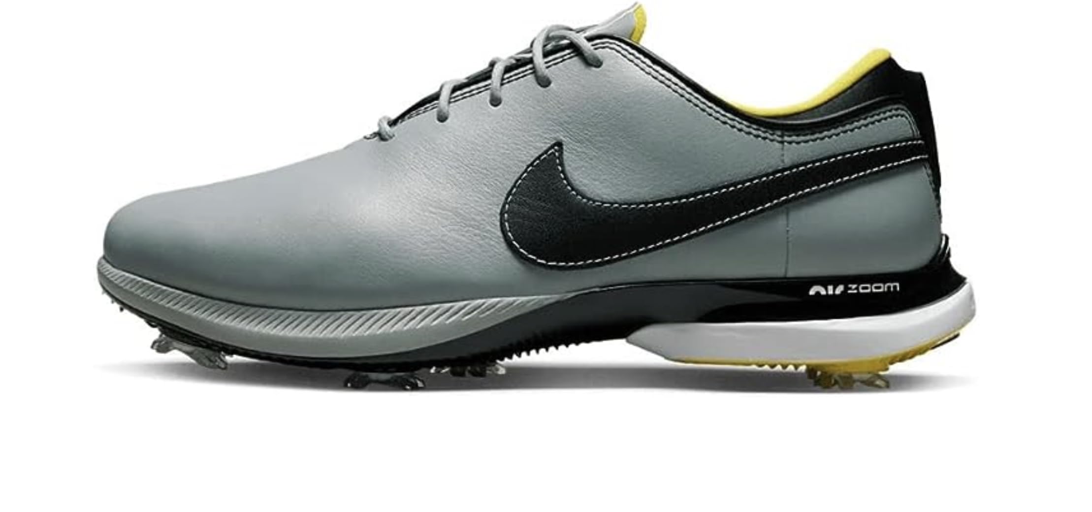 Nike Air Zoom Victory Tour 2 DJ6569-002 Smoke Grey-Black-Yellow Men's Golf Shoes 8 US
