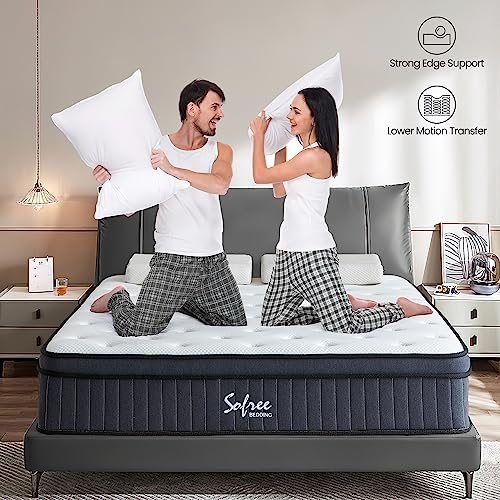 sofree bedding Full Size Mattress, 10 Inch Memory Foam Hybrid Mattress, Full Mattress in a Box for Motion Isolation, Strong Edge Support, Medium Firm