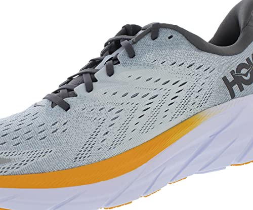 HOKA Clifton 8 Mens Shoes Size 9.5, Color: Blue Fog/Plein Air