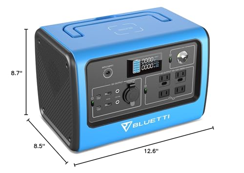 BLUETTI Portable Power Station AC20, 200Wh Battery Backup w/ 1 120W AC Outlets, Type-C, USB-A, Solar Generator for Road Trip, Off-grid, Power Outage (Solar Panel Optional)