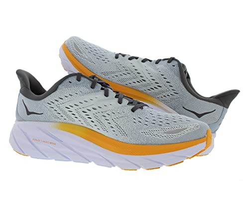 HOKA Clifton 8 Mens Shoes Size 9.5, Color: Blue Fog/Plein Air
