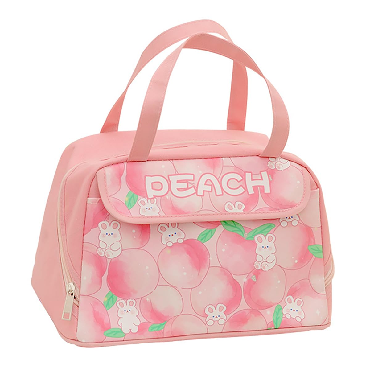 Kawaii Lunch Bag Picnic Bag Large Insulated Bag for Women Reusable Tote Bag Aesthetic Lunch Box for Hot or Cold Handbags