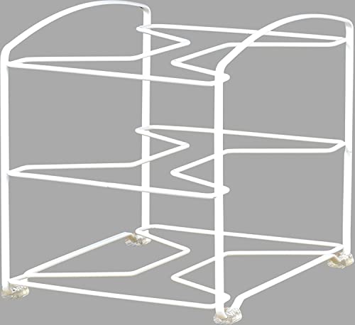 SimpleHouseware Kitchen Wrap Organizer Rack, White