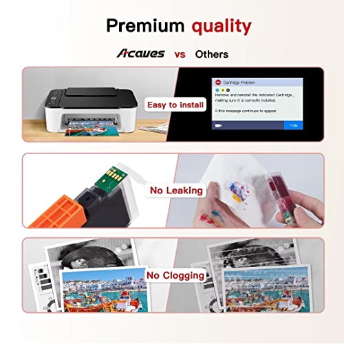 280XXL 281XXL Ink Replacement for Canon 280 281 Ink Cartridges Work for TR8520 Ink Cartridges TR8620 TR8620A TR7520 TS8220 TS6120 Printer, 5 Pack