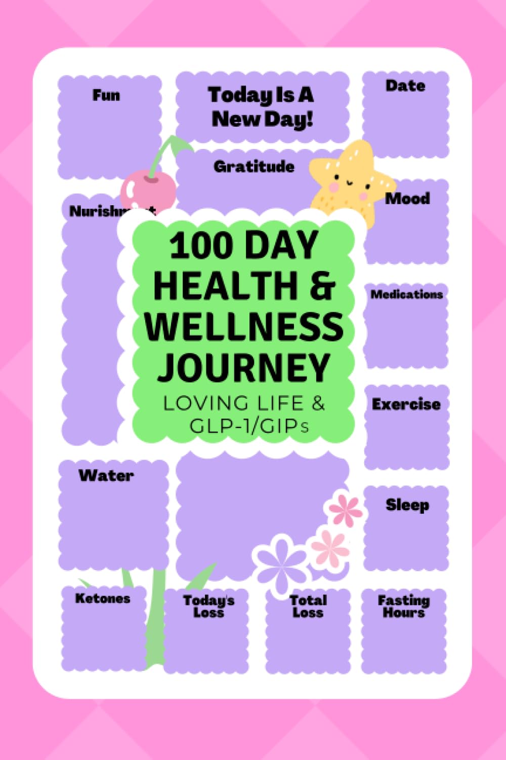 100 Day Health Journey Loving Life and GLP-1 / GIPs: Daily Journal to keep you on track to love life and GLP-1 / GIP medications. Track medication, ... ketones, habits, gratitude and to do list