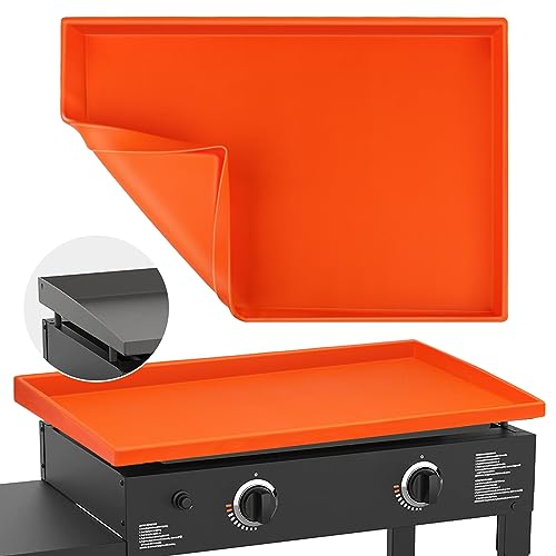 Eibodian Silicone Griddle Mat for 28" Blackstone, Upgraded Full-Edge Blackstone Griddle Cover, Heavy Duty Food Grade Silicone Grill Mat Protects Grill Year-Round
