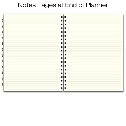 Essential 8.5"x11" Monthly & Weekly 2023 Planner with tabs - 14 Months (November 2022 Through December 2023) - Professional, Simple, Easy-to-Use Design. Frosted Vinyl Covers for Extra Protection