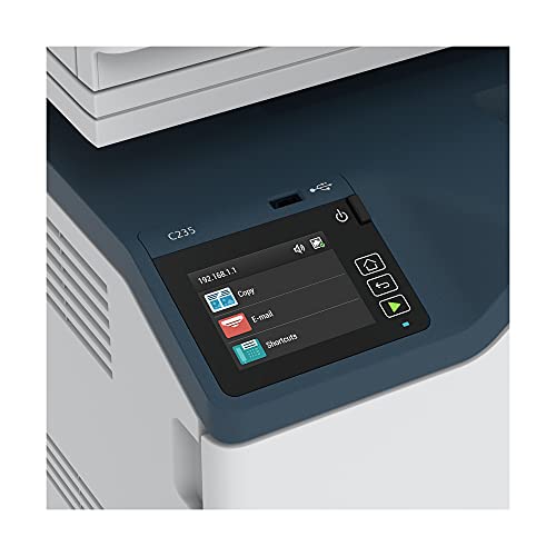 Xerox C235/DNI Color Multifunction Printer, Print/Scan/Copy/Fax, Laser, Wireless, All in One