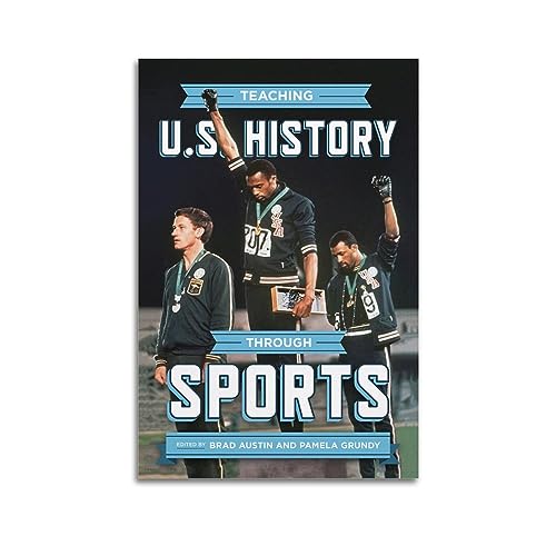 1968 Olympics African American Athletes Tommie Smith And John Carlos Black Power Poster Poster Decorative Painting Canvas Wall Posters And Art Picture Print Modern Family Bedroom Decor Posters 12x18in