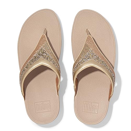 FitFlop Lulu Glitter Ombre Sandals Gold (us_footwear_size_system, adult, women, numeric, medium, numeric_8)