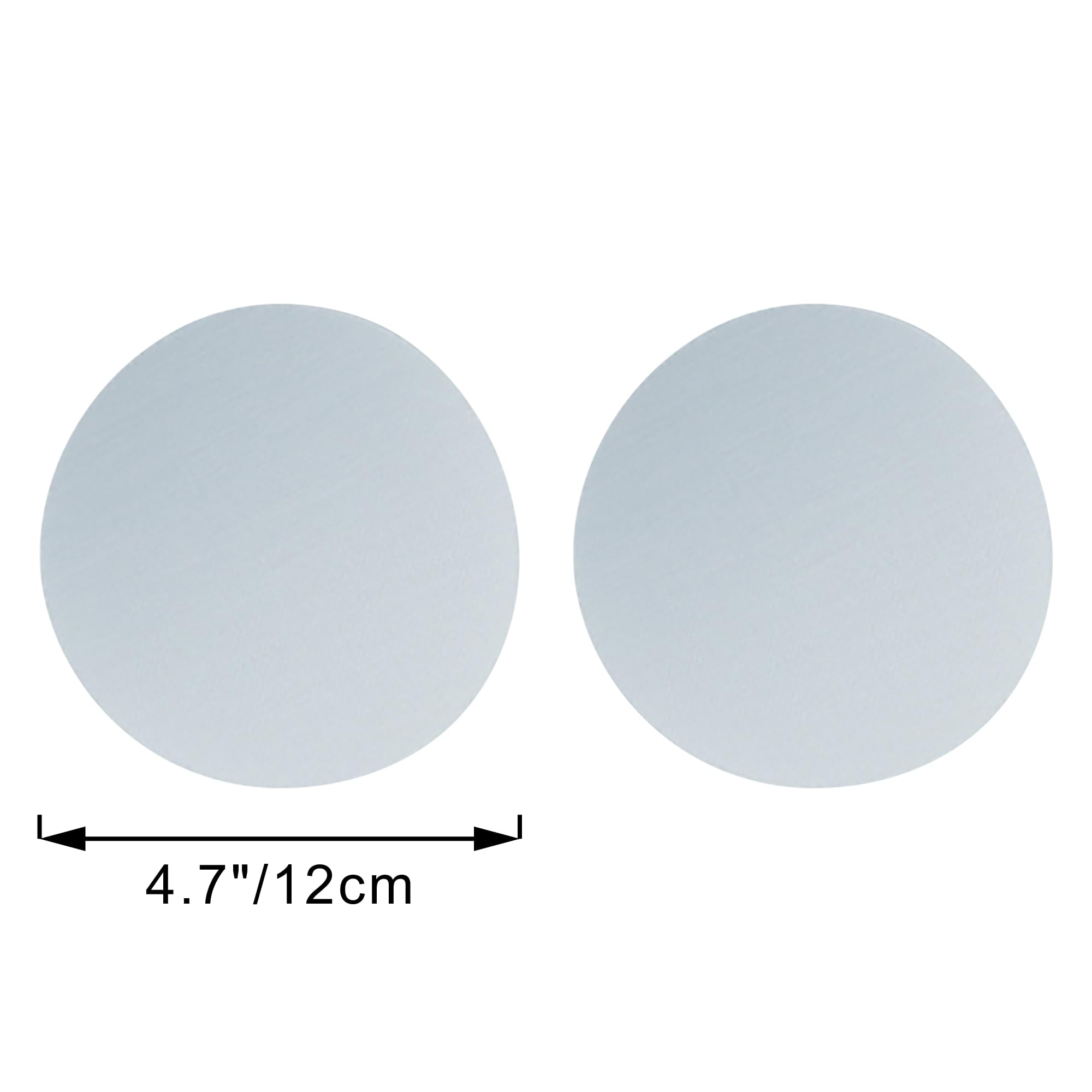 Kiven Led Light Cover,Light Blocking Stickers, 4.7in in Dia, White Fabric, LED Light Dimming Sticker for Recessed Light/Can Light, LED Spotlight, Ceiling Light, Downlight