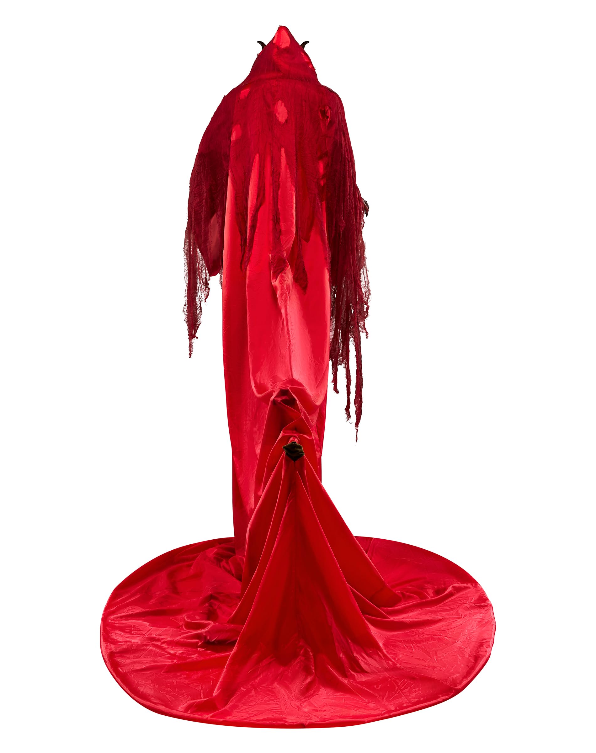Spirit Halloween 4.9 Ft Hell Spawn Animatronic | Animated Decoration | Body Extends | Light Up LED Eyes | Speaks Phrases