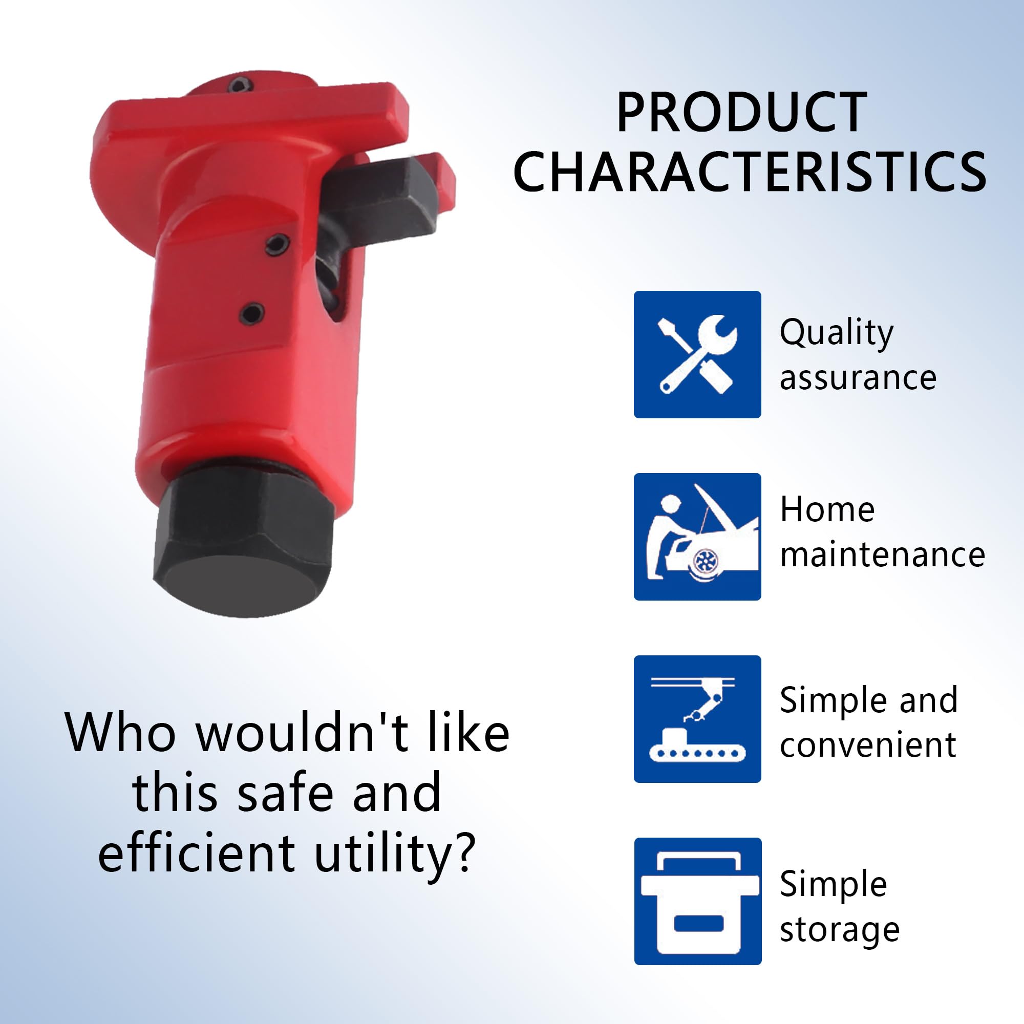 Car Strut Spreader Tool,Heavy Duty Car Strut Shock Absorber Socket Spreader Tool for 5.0-10.5 mm,Professional Automotive Tools Compatible with Ford BMW Audi VW (Red)