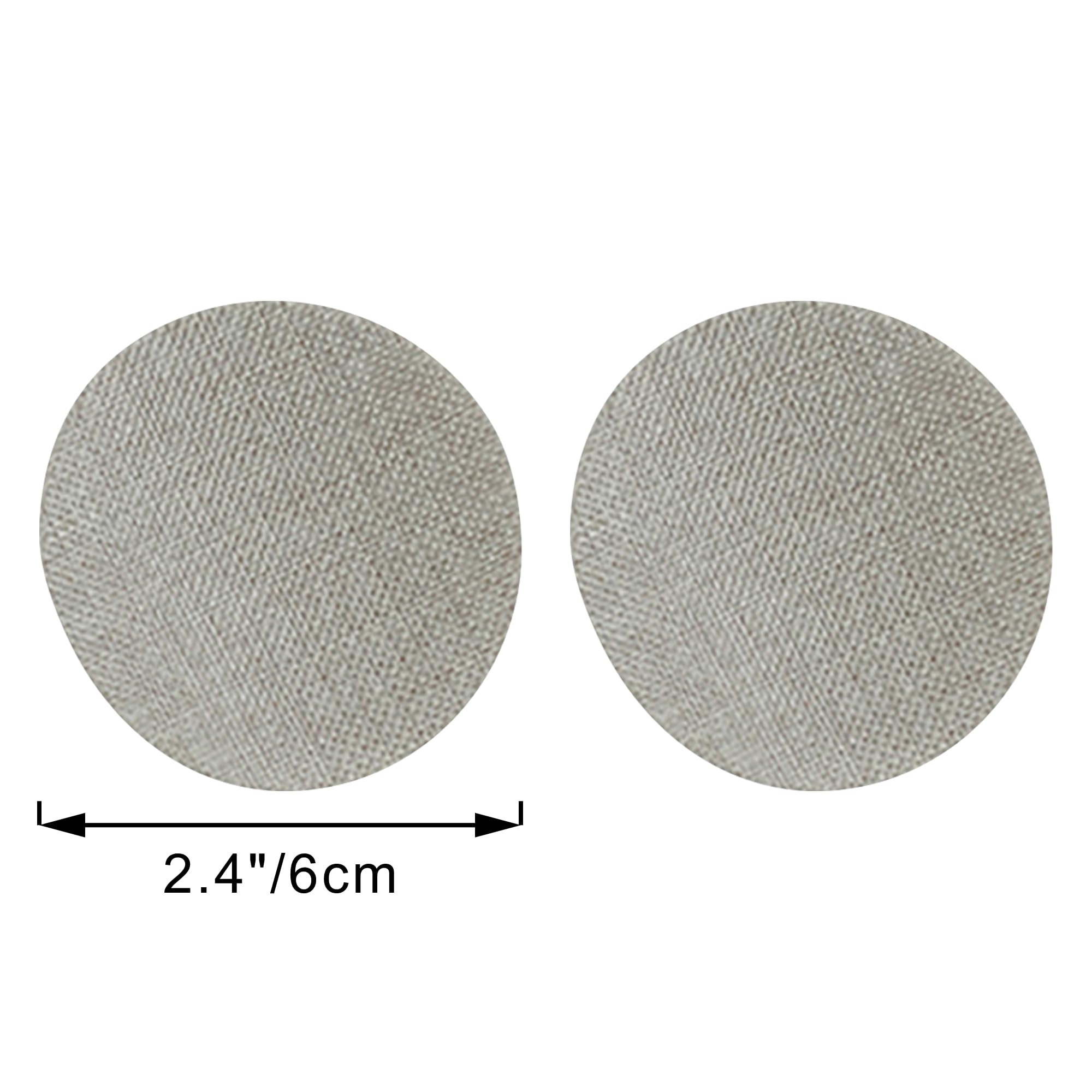 Kiven Led Light Cover,Light Blocking Stickers, 2.4in in Dia,Brownish Yellow Fabric, LED Light Dimming Sticker for Recessed Light/Can Light, LED Spotlight, Ceiling Light, Downlight