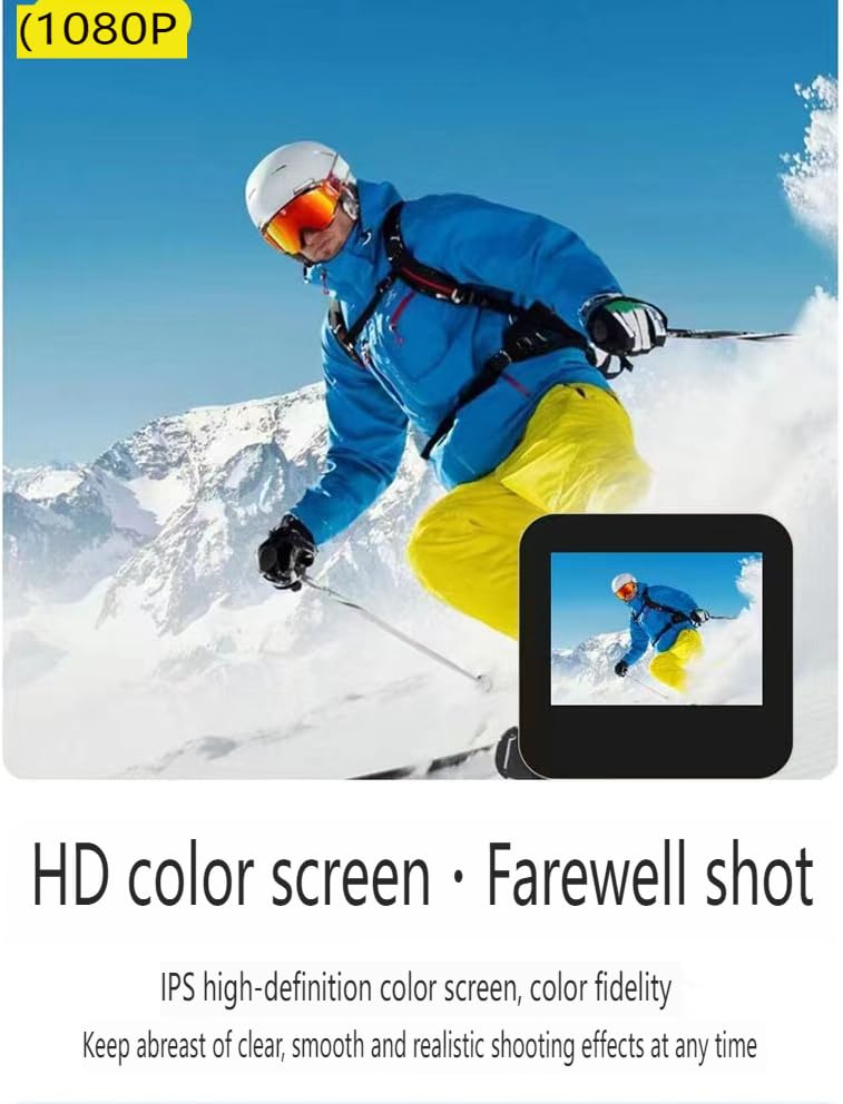 360-degree Rotating Magnetic HD Sports Camera