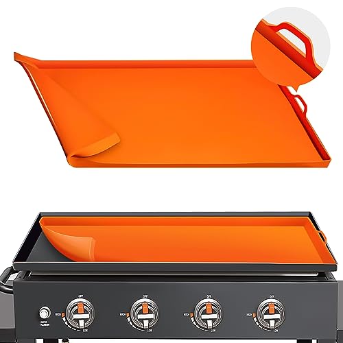 Griddle Mat for Blackstone 28 Inch Griddle,28" Blackstone Griddle Mat,Heavy Duty Food Grade Silicone Grill Cover Mat,Protect Griddle from Rodents,Insects,Debris,and Rust,All Season Protective Cover