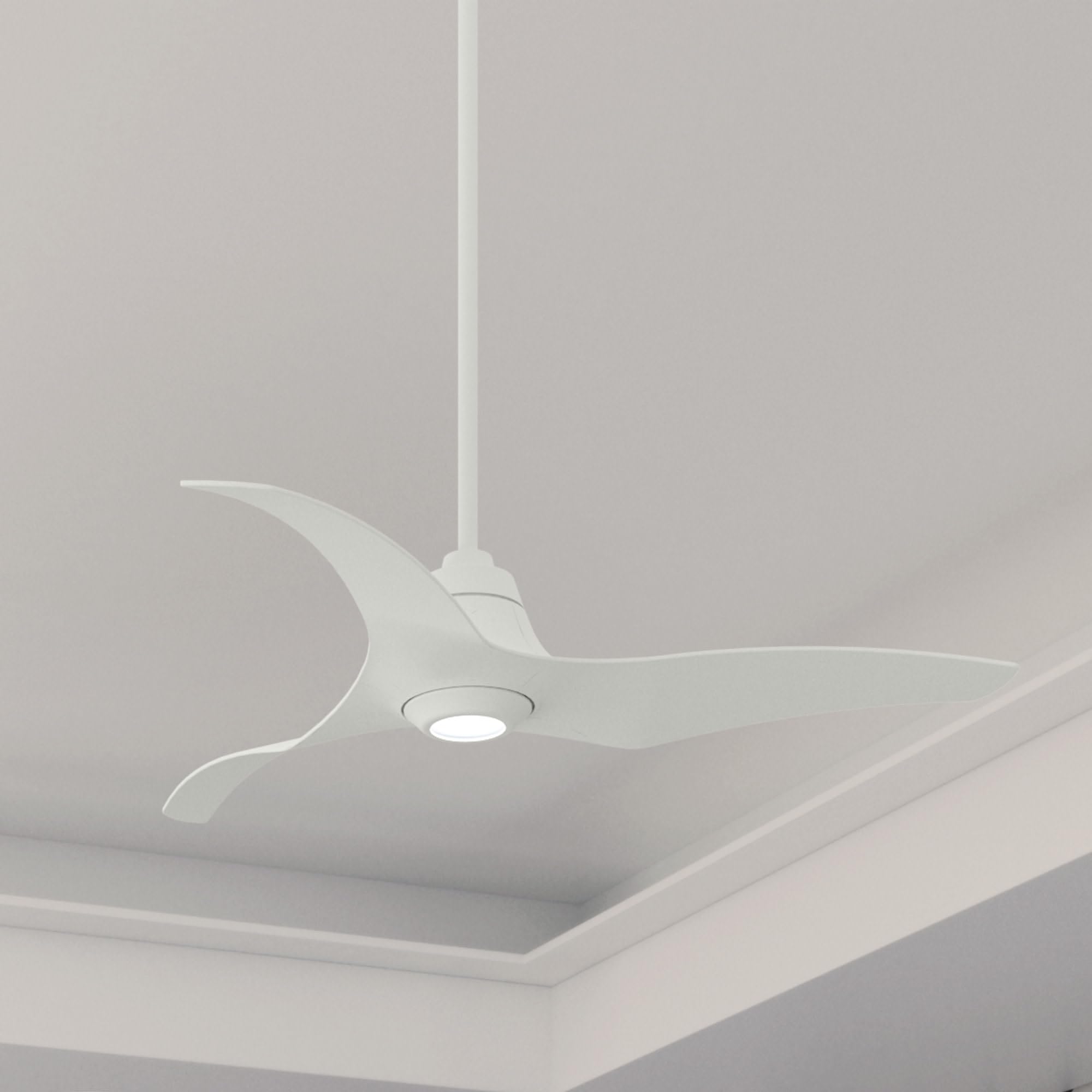 Hunter Fan Company 52439 Arwen Ceiling Fan, 060, Porcelain White