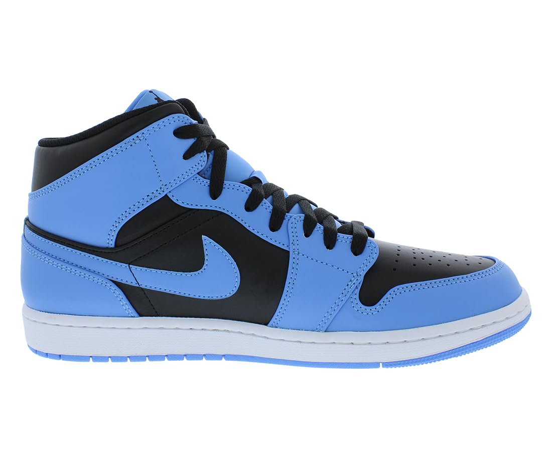 Nike Air Jordan 1 Mid Men's Shoes University Blue/Black White DQ8426 401 - Size 8