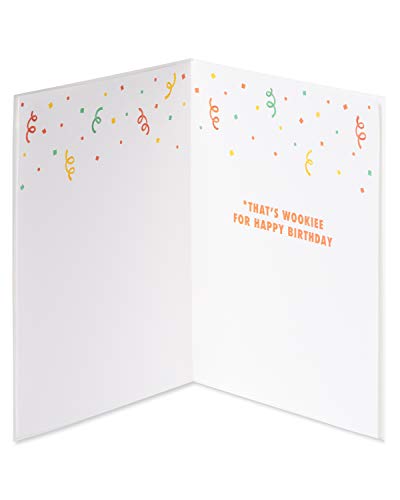 Papyrus Funny Star Wars Birthday Card (Wookie for Happy Birthday)