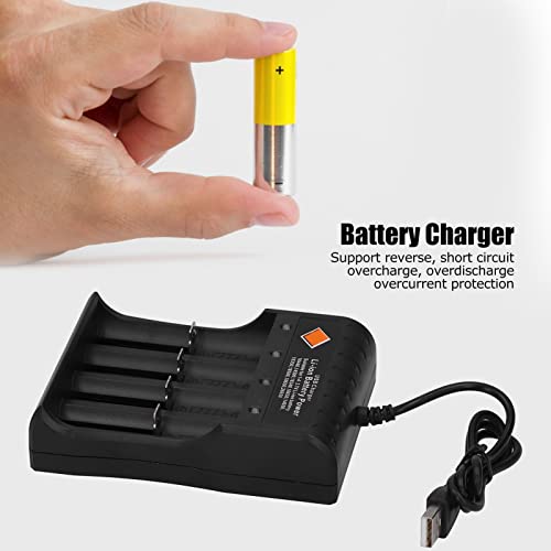Battery Charger Lithium Dc4.2V Liion Battery Box Bay USB 3.7V for Cable 4 Slot Charger Power Battery Adapter Battery Packs