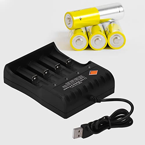 Battery Charger Lithium Dc4.2V Liion Battery Box Bay USB 3.7V for Cable 4 Slot Charger Power Battery Adapter Battery Packs