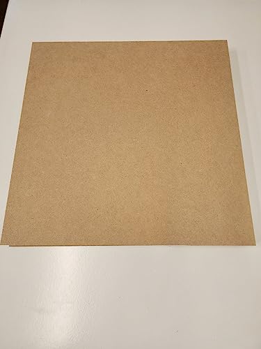 12x12 x 1/8 inch MDF Glowforge/xTool Ready, Laser Engraving, CNC, Wood Burning, DIY Crafts, Hobby Boards (10 Pieces)