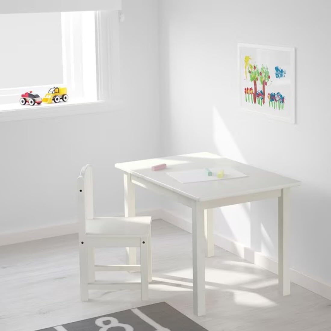 Digital Shoppy SUNDVIK Children's Chair, Grey,Bamboo
