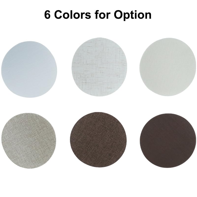 Kiven Led Light Cover,Light Blocking Stickers, 7.1in in Dia, Brown Fabric, LED Light Dimming Sticker for Recessed Light/Can Light, LED Spotlight, Ceiling Light, Downlight