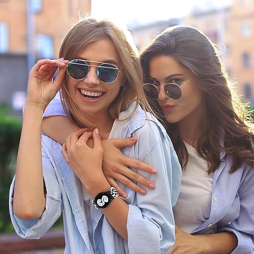 Compatible with Samsung Galaxy Watch 5 40mm 44m /Galaxy Watch 4 Band 40mm 44m/Watch 5 Pro Band 45mm/Watch 4 Classic Strap 42mm 46mm, 20mm Soft Elastic Wristband Women Men (5 Pack)