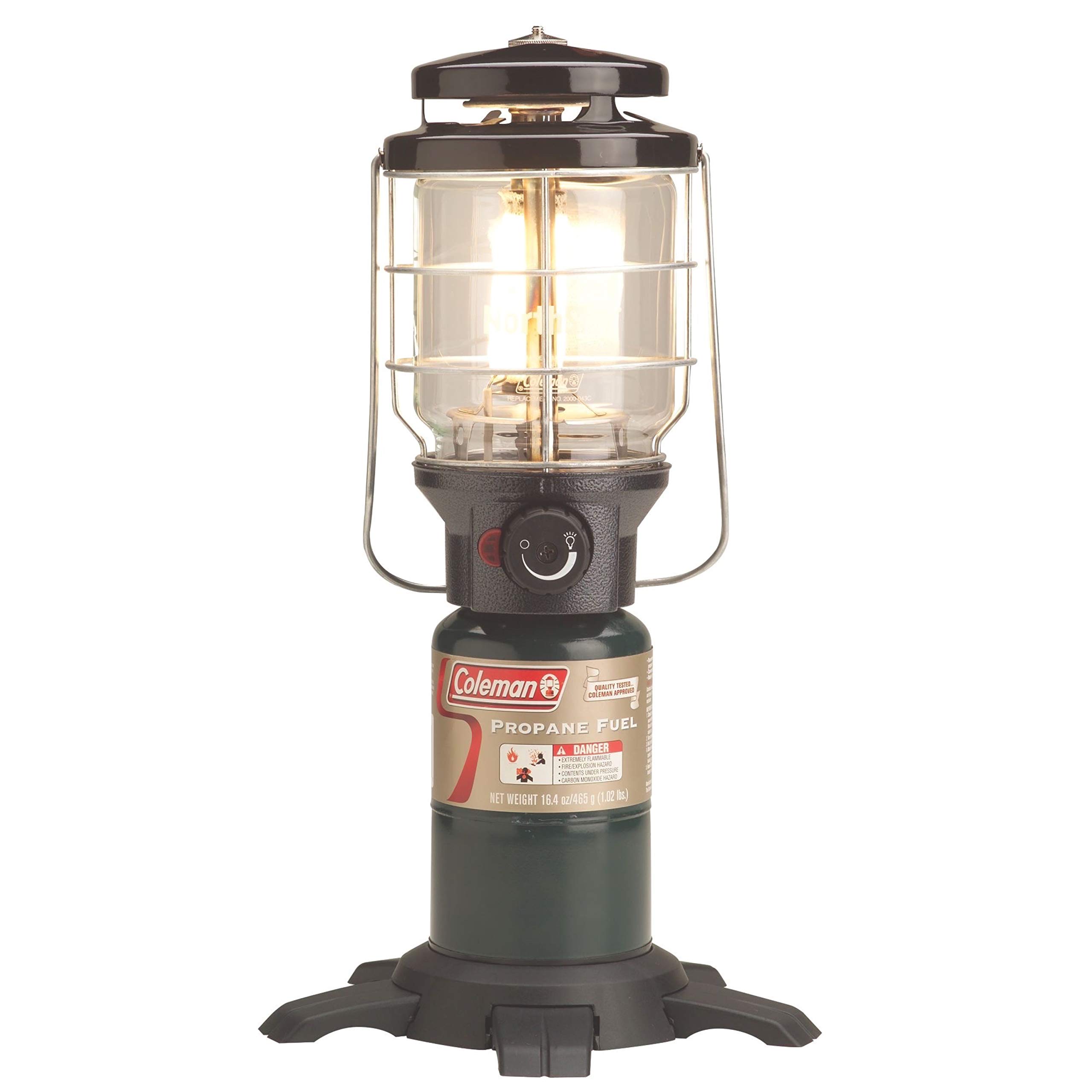 Coleman Northstar 1500 Lumens Propane Lantern + Flame King 3 Outlet Propane Distribution Post