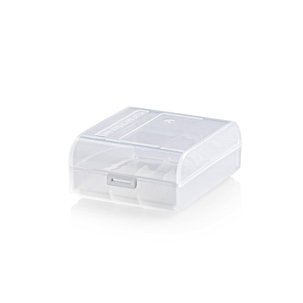 YDYDYYD Li-ion Battery Charger for 3.7V Li-ion RCR123 16340、 CR2 14250 15266, with USB C Charging Cable and 2 Slots Battery Storage Box, for Camera、 Toys、 Flashlight Battery Charger