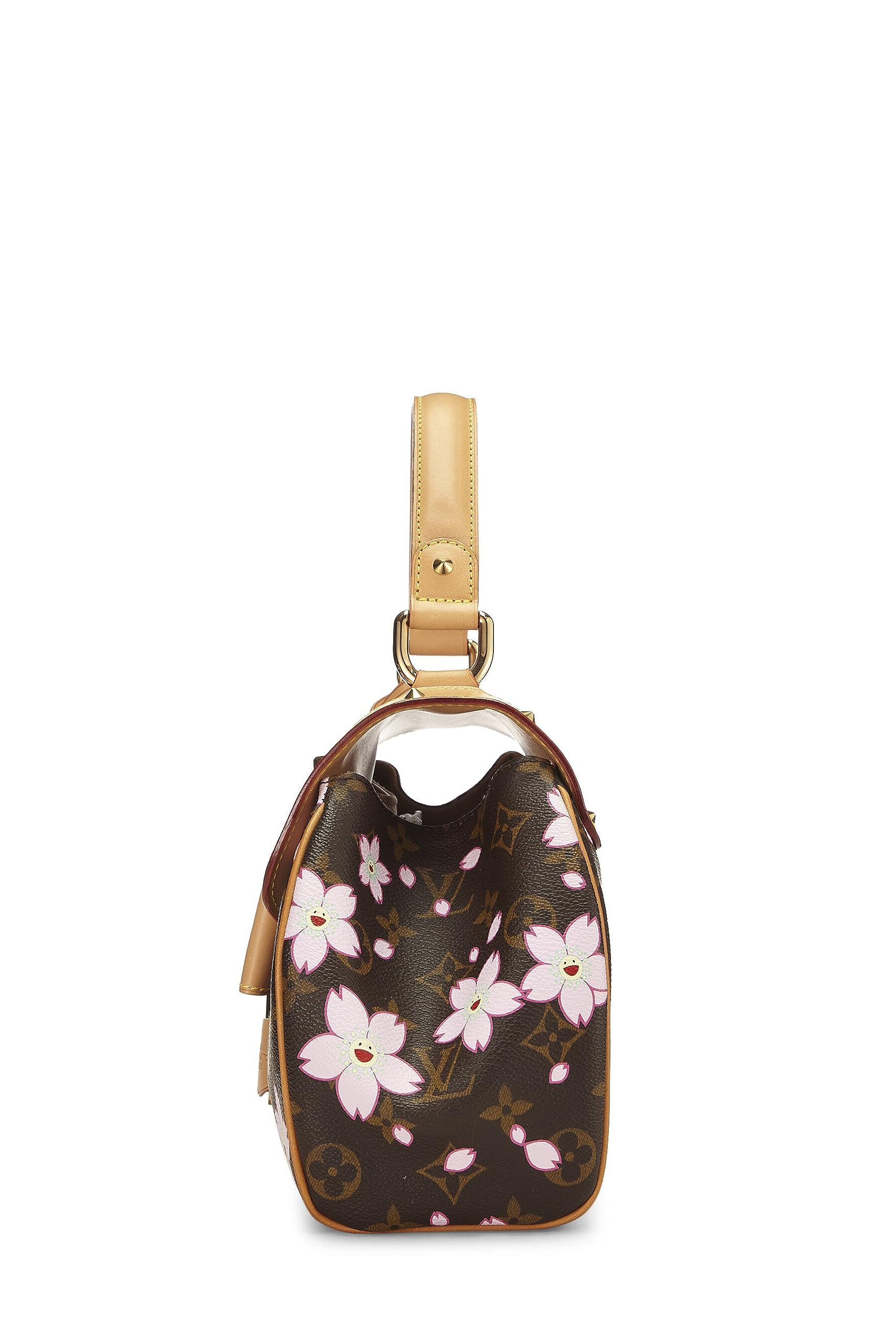 Louis Vuitton, Pre-Loved Takashi Murakami x Louis Vuitton Monogram Cherry Blossom Sac Retro PM, Brown
