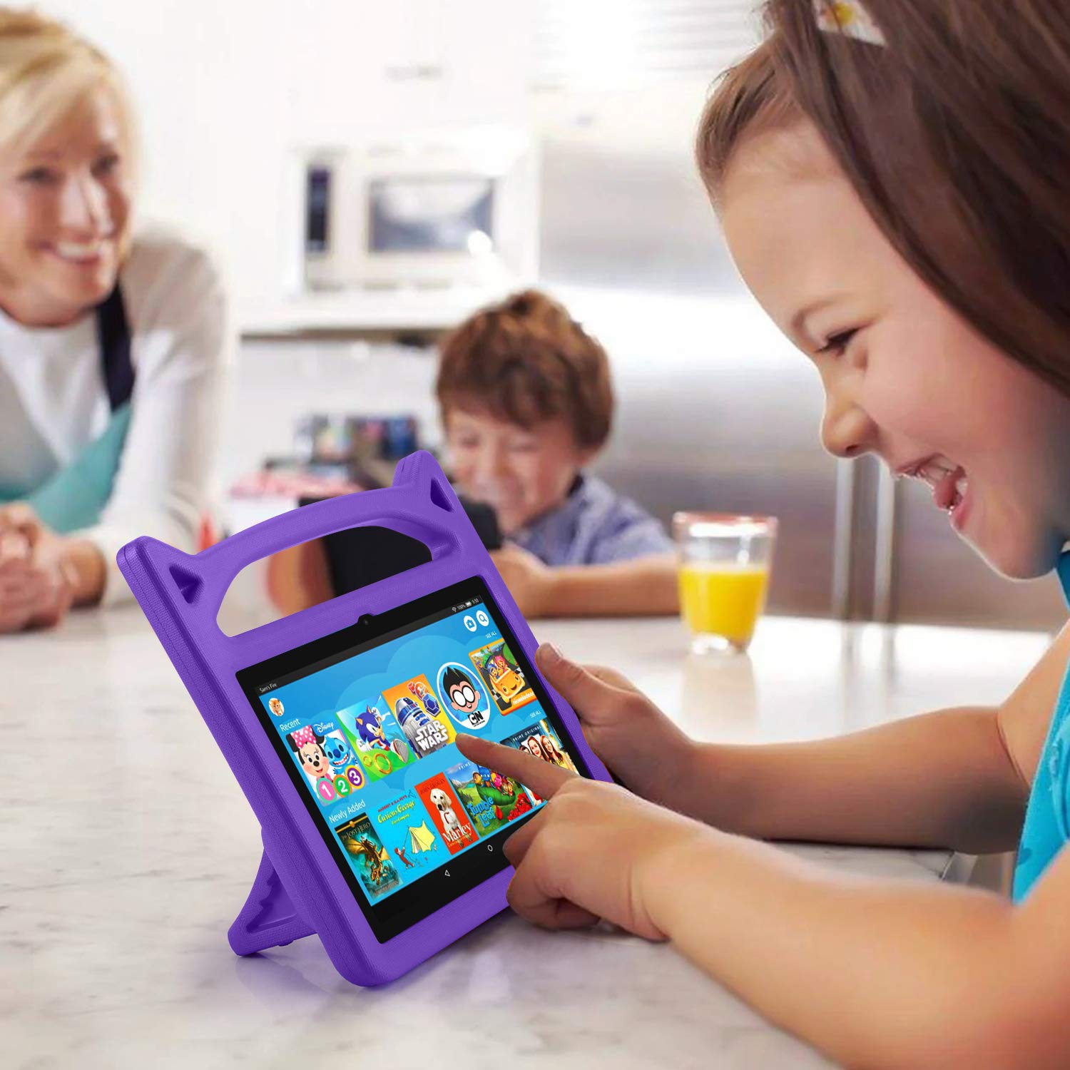 2022 8 in Android Tablet Cases 2020/2022, Ubearkk Lightweight Shockproof Anti-Slip Cover with Foldable Stand for 8β Display Tablet (ONLY fit for 12th/10th Gen, 2022/2020 Release)