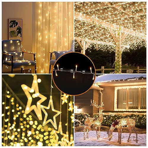 60PCS Metal Christmas Light Gutter Hooks Xmas Lights Hanging Clips Outdoor Seasonal Lighting Hooks Galvanized Holiday Light Clips Gutter Light Hangers Roof Hooks for Outdoor String Patio Lights