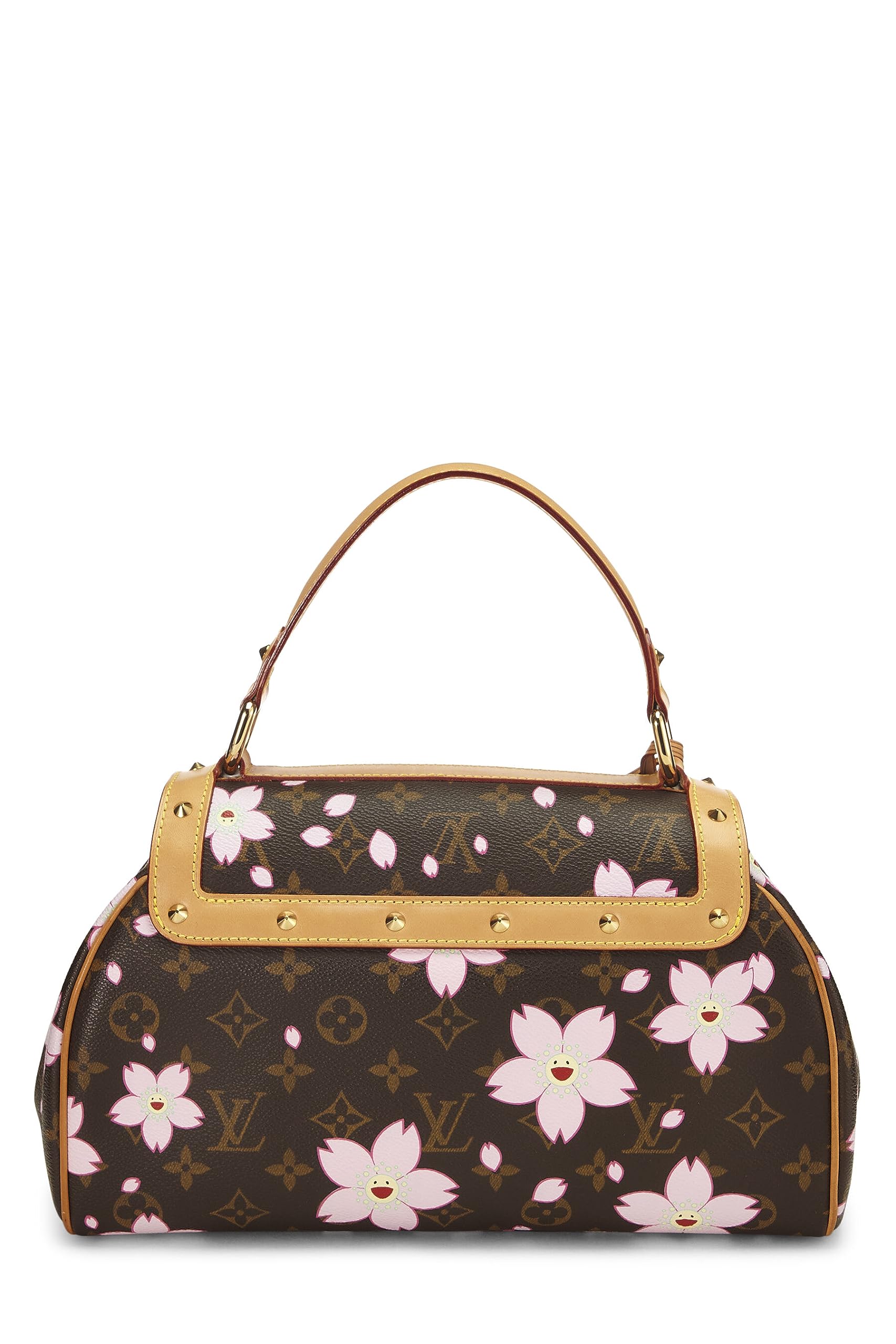 Louis Vuitton, Pre-Loved Takashi Murakami x Louis Vuitton Monogram Cherry Blossom Sac Retro PM, Brown